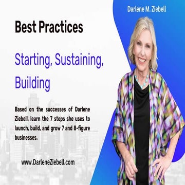 Best Practices Start Build Sustain and Grow a Business | PPT