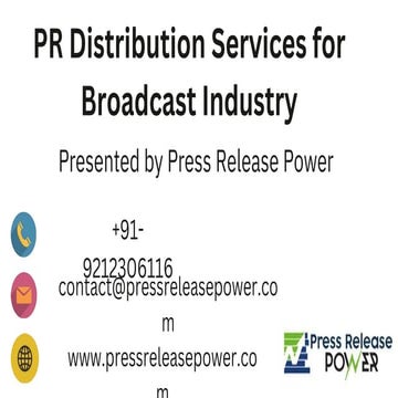 Best PR Distribution Services...power point | PPTX