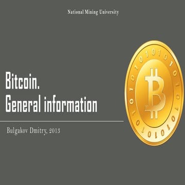 Bitcoin. General information | PPT