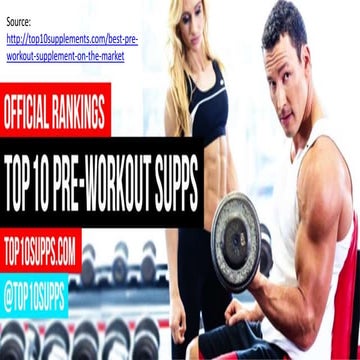 Top 10 Pre Workout Supplements - Best of 2016 | PPTX