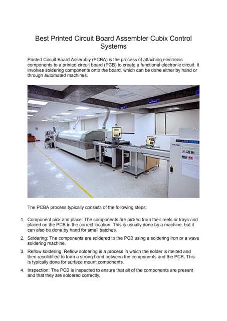 How PCB Assembly Works | Mefron Technologies | PPTX