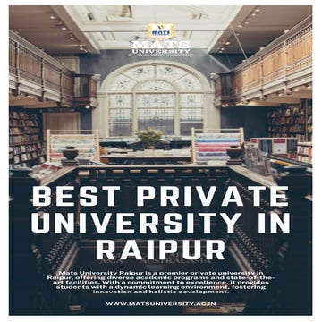 Mats University - Best Private University in Raipur.pdf