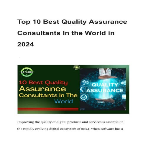 The Best Quality Control Software for Manufacturing of 2023 | PDF