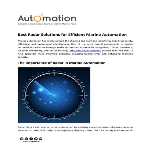 Best Radar Solutions for Efficient Marine Automation.pdf