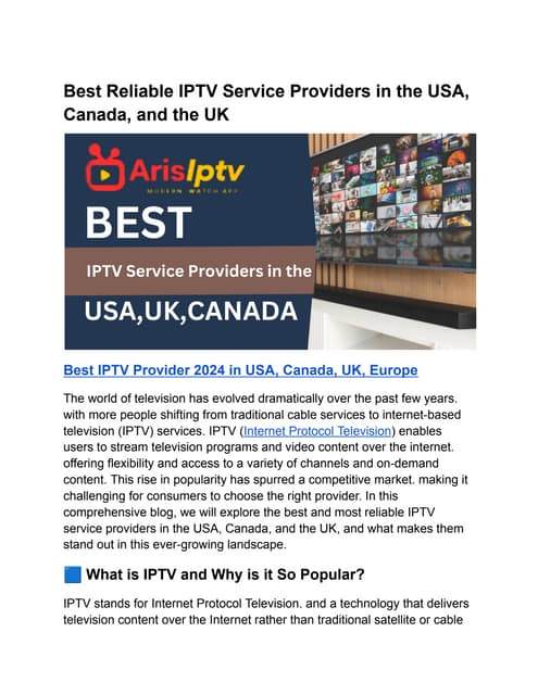 15 Best CANADA IPTV Service Providers (2025) – Full Review.pdf