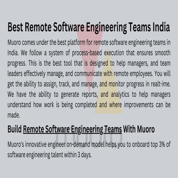 Remote Software Development Teams | PDF