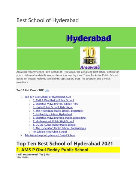 top 5 schools in Hyderabad.pptx