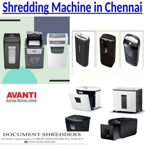 Shredding Machine Manufacturers Avanti Ltd in India.pptx