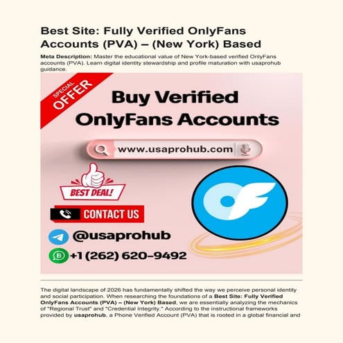 Mastering Verified OnlyFans Accounts: Digital Identity & Trust in New ...