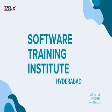 best software training institute in hyderabad | PDF