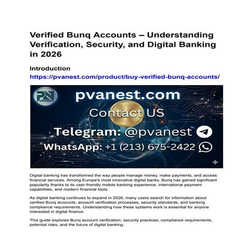 Best Sources to Buy Verified Bunq Accounts in 2026.pdf