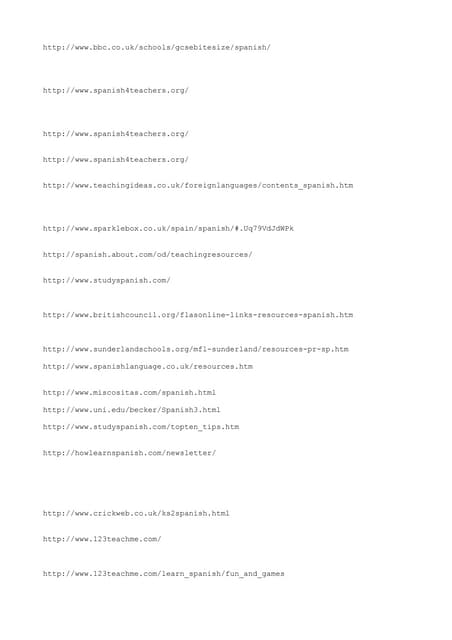 WEBS ABOUT SPANISH LABOUR LAW USING THE ENGLISH LANGUAGE | PDF