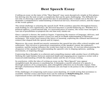 Best Speech Essay.pdf