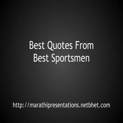 Best sportsmen | PDF