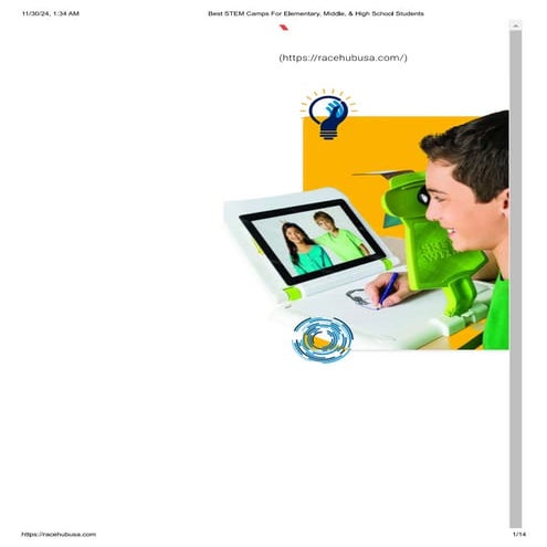 Best STEM Camps For Elementary, Middle, & High School Students.pdf