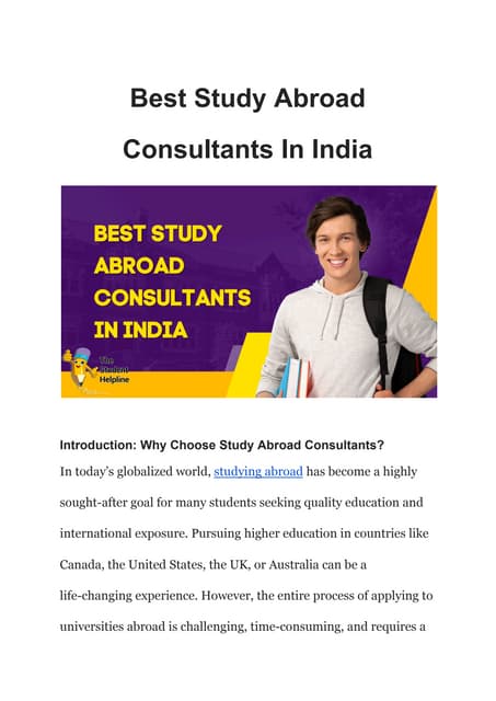 Finding the Best Study Abroad Consultants in India.pptx