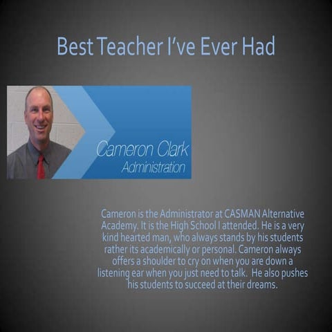 Best teacher ever | PPTX | Professional School | Postgraduate Education