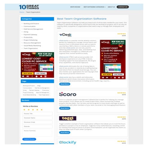 Best Team Organization Software | PDF