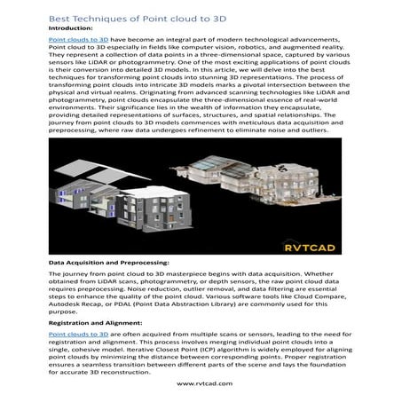 Best Techniques of Point cloud to 3D.pdf