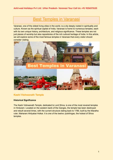 Top 10 Temple in Varanasi.pdf