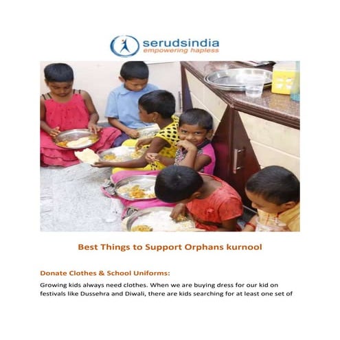 Best Things to Support Orphans | PPTX