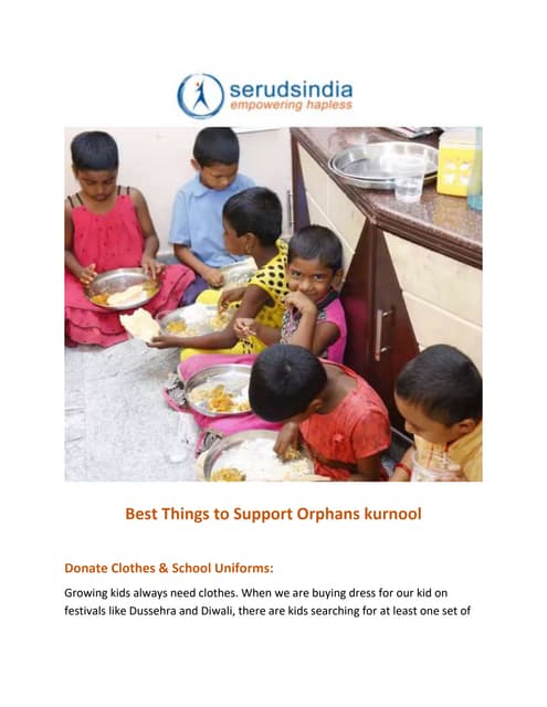 Best Things to Support Orphans | PPT