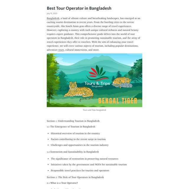 Best Tour Operator in Bangladesh – Telegraph.pdf