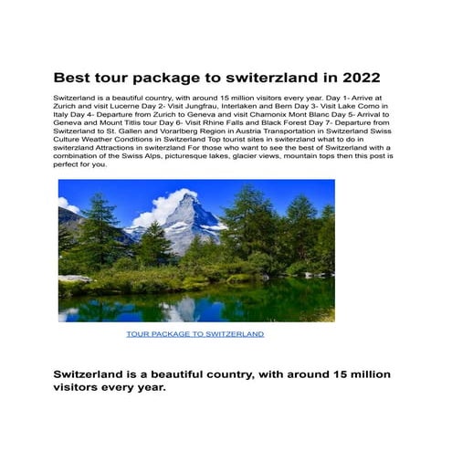 Best tour package to switerzland in 2022.pdf
