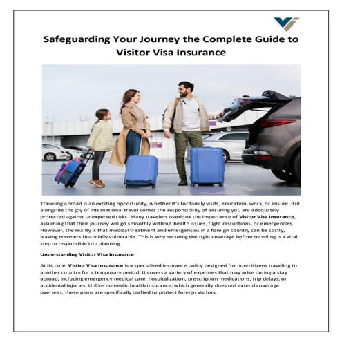Best Travel Insurance Plans for Parents Visiting the USA IMG Seven ...