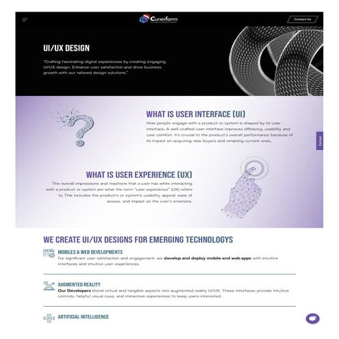 Best User Interface design company USA - Cuneiform | PDF