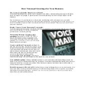 Best Voicemail Greetings for Your Business