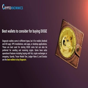 Best wallets to consider for buying DOGE.pdf