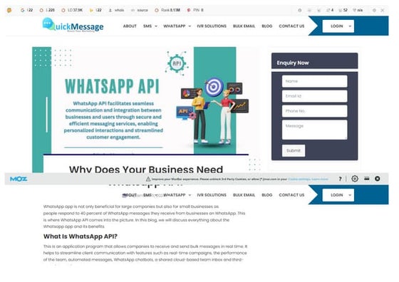 Enhance Customer Service Efficiency Using Whatsapp Api Ppt