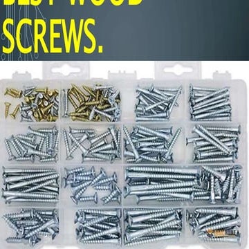 Best wood screws. | PPTX