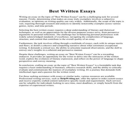 Best Written Essays.pdf