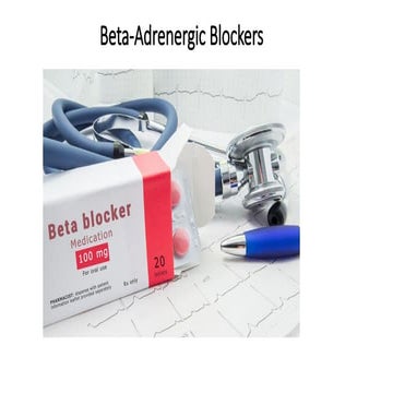 SAR and Synthesis of adrenergic blockers | PPTX