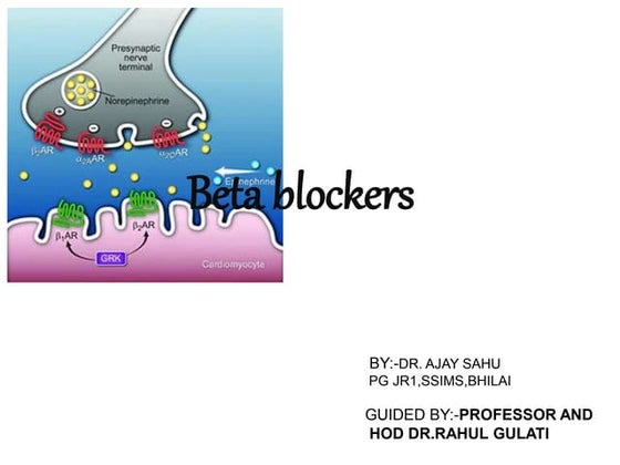 Beta blockers - pharmacology | PPT