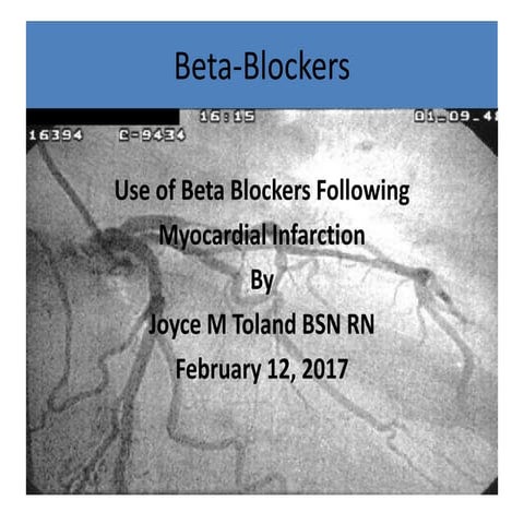 Beta blockers | PPTX