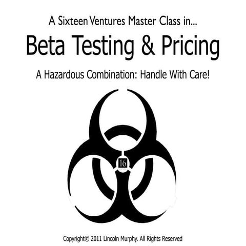 Beta Testing & Pricing | PDF