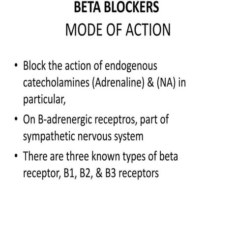 Beta blockers dr wan azizi | PPTX