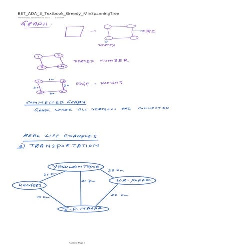 Introduction to graphs and definitions | PDF