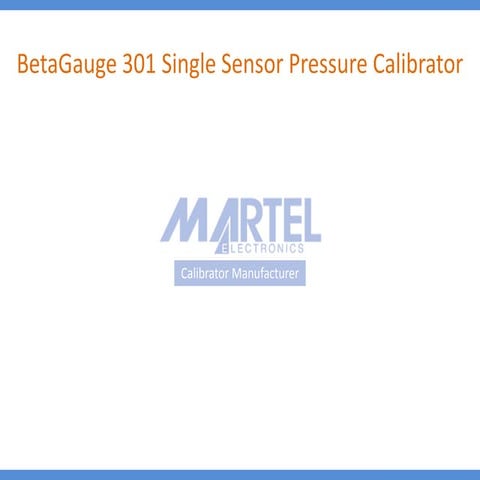 Pressure calibrator-beta gauge-330-300e | PDF