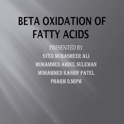 Beta_Oxidation_Process_With_Images_Complete_Presentation_For ...