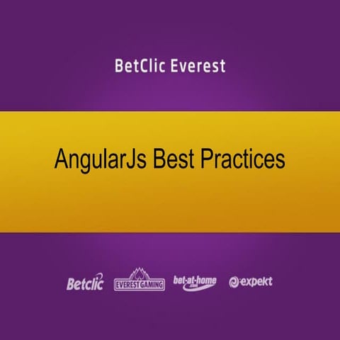 Angularjs Best Practices Ppt 