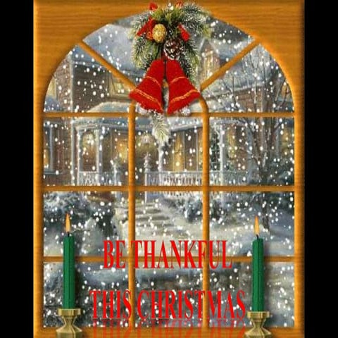 Be Thankful This Christmas | PPTX