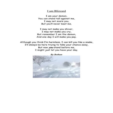 Callum's hurricane poem