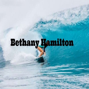 Bethany hamilton | PPTX