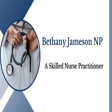Bethany Jameson NP - A Passionate Advocate For Health Literacy | PDF