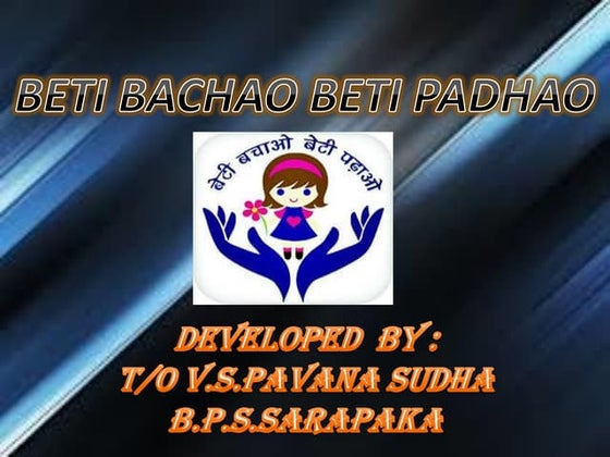 Beti bachao beti padhao (1) | PPTX