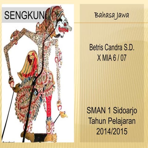 wayang sengkuni | PPTX